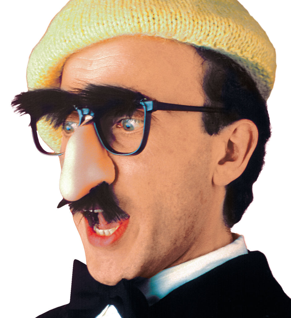 Bril met wenkbrauwen | Grappige accessoire voor carnaval