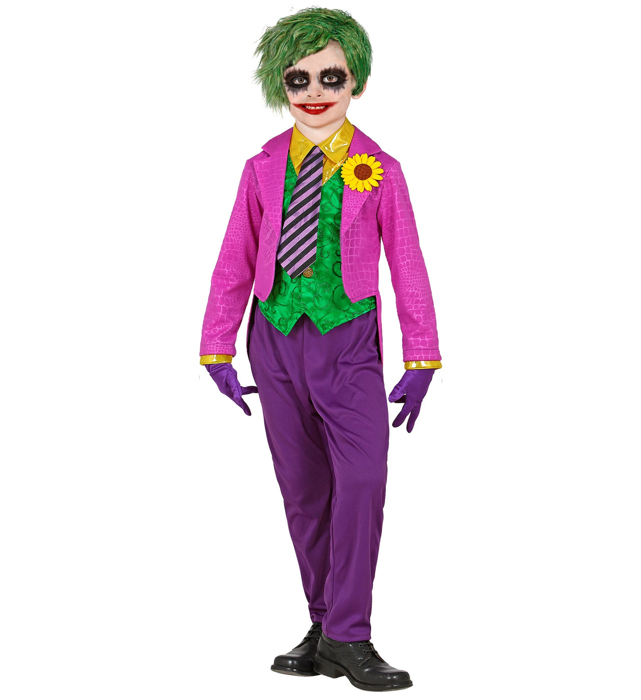 Duivels Joker pak jongens | Stoer kostuum voor carnaval