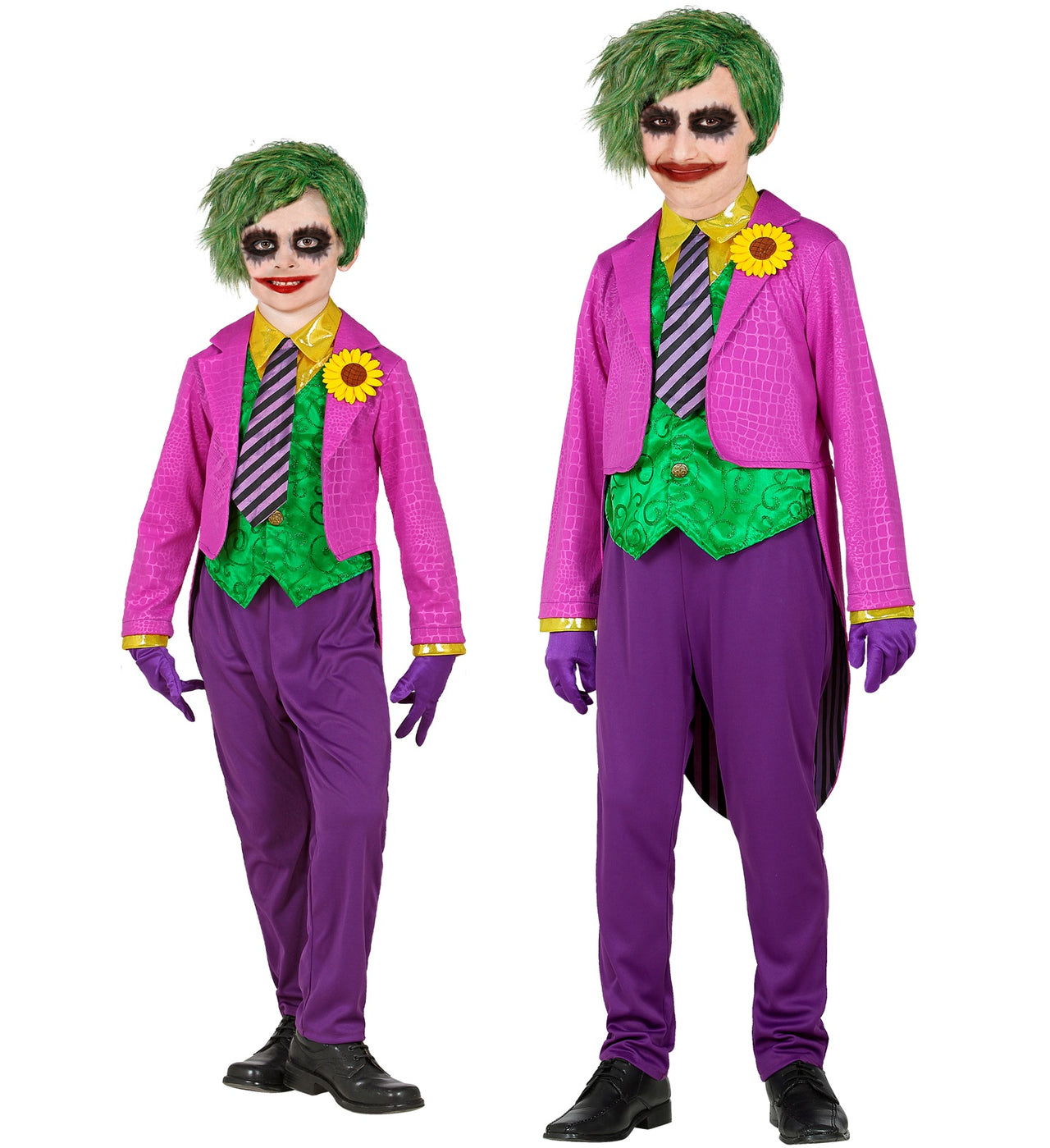 Duivels Joker pak jongens | Stoer kostuum voor carnaval
