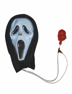 Masker scream met bloed | Griezelig masker voor Halloween