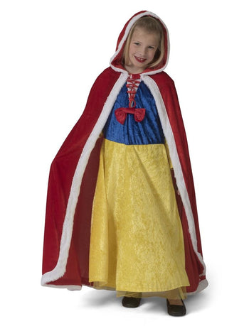 Rode Cape met muts kinderen | Perfect voor carnaval!