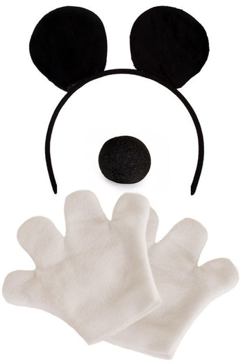 Mickey Mouse muizen set | 3delige verkleedset kopen