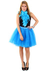 Tule rok Maud deluxe | Blauwe dames rok voor carnaval