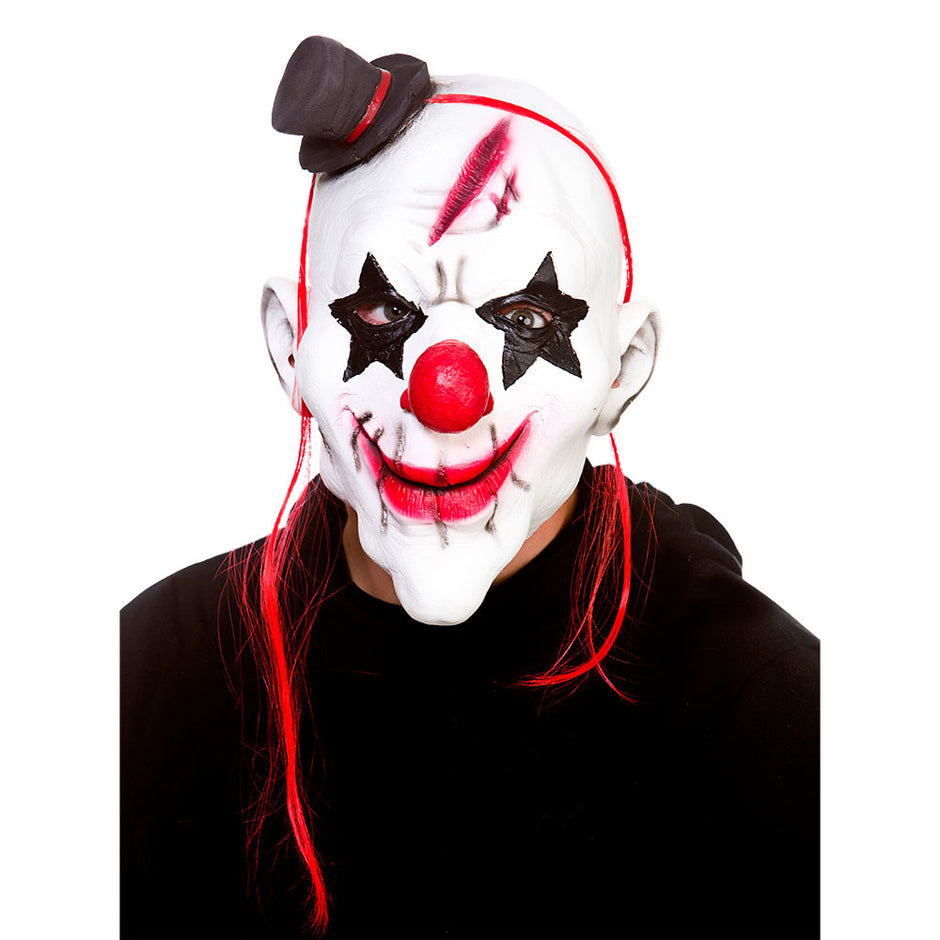 Masker Evil clown latex | Griezelig clownsmasker kopen